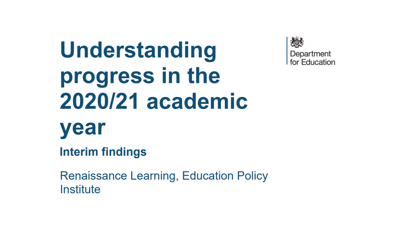 Learning loss research: Understanding progress in the 2020 to 2021 ...